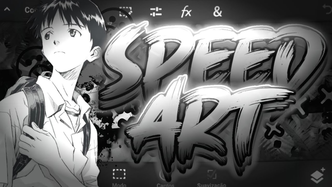 SPEED ART - BANNER SHINJI IKARI //FAÇO BANNER - YouTube