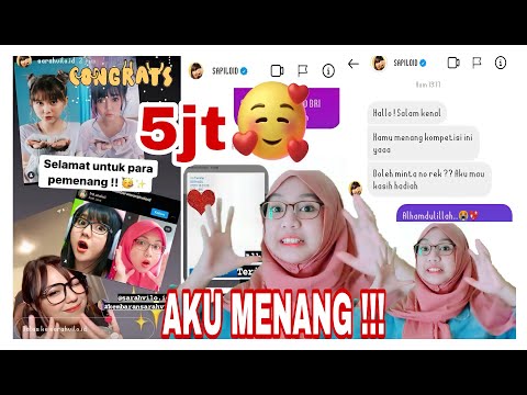 MENANG KOMPETISI MIRIP SARAH VILOID HADIAH 5 JUTA🌟 #sarahviloid #kompetisi