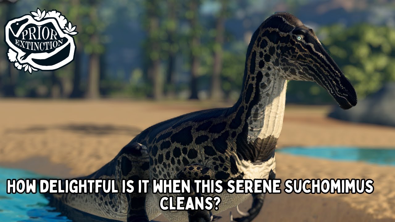 Peaceful Cleaning Suchomimus | Prior Extinction - YouTube