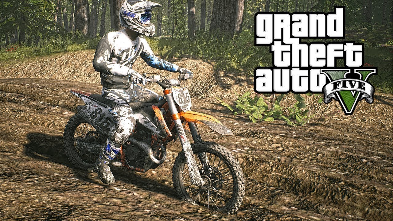 Motocross в GTA V online - YouTube