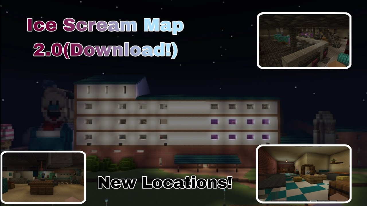 Mapa da Nova atualização do Ice Scream 8!💨🍧 - YouTube
