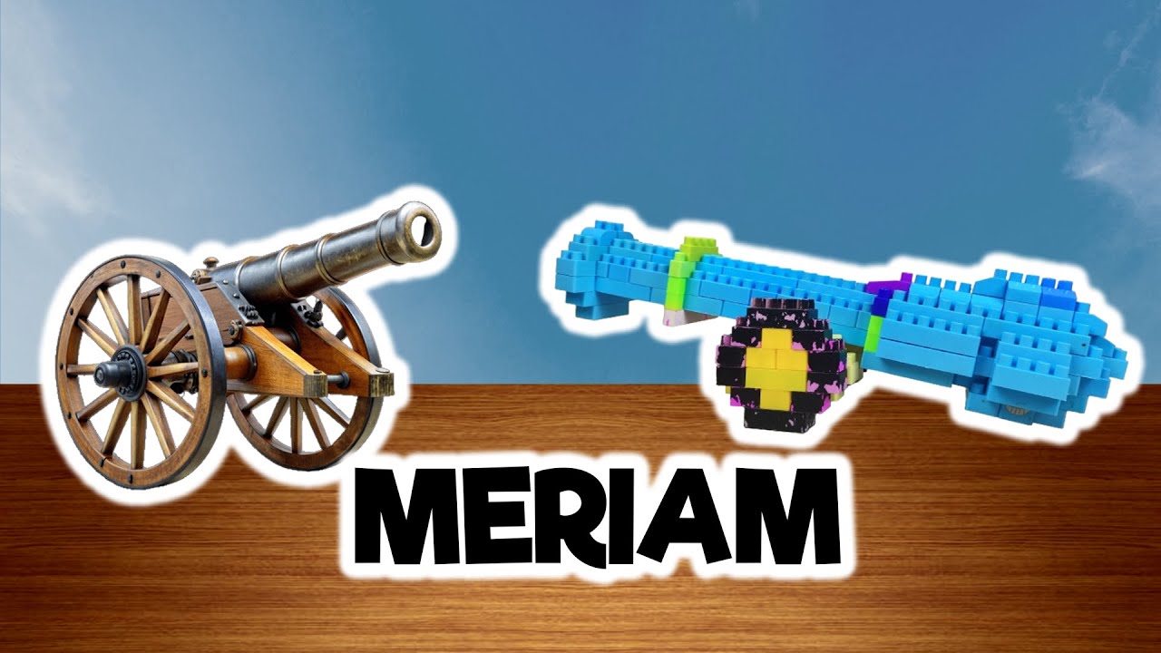 Cara Membuat Meriam Dari Balok Susun - YouTube