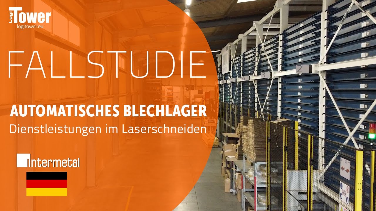 LOGITOWER: Inter-Metal - MultiLogiTower automatisches lager - mehrtürmiges blechlager - YouTube