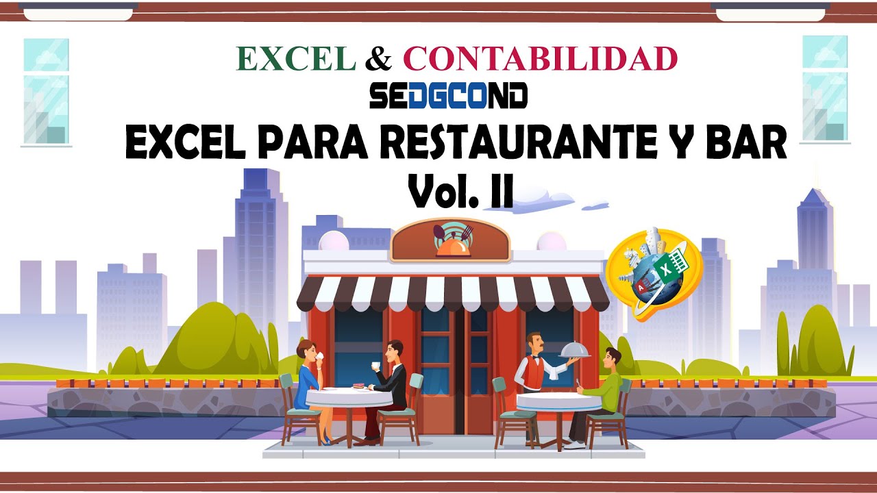 EXCEL PARA RESTAURANTES Y BAR - YouTube