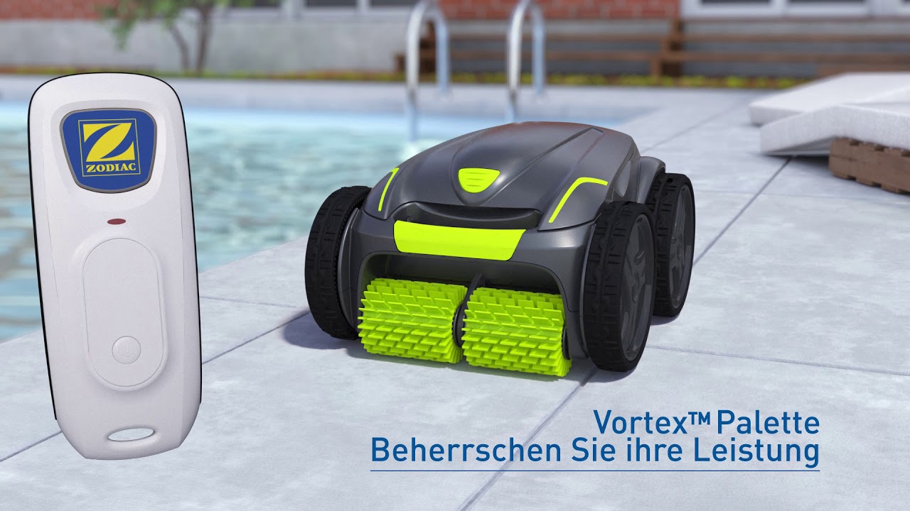 VorteX Roboter Poolreiniger - Zodiac - YouTube