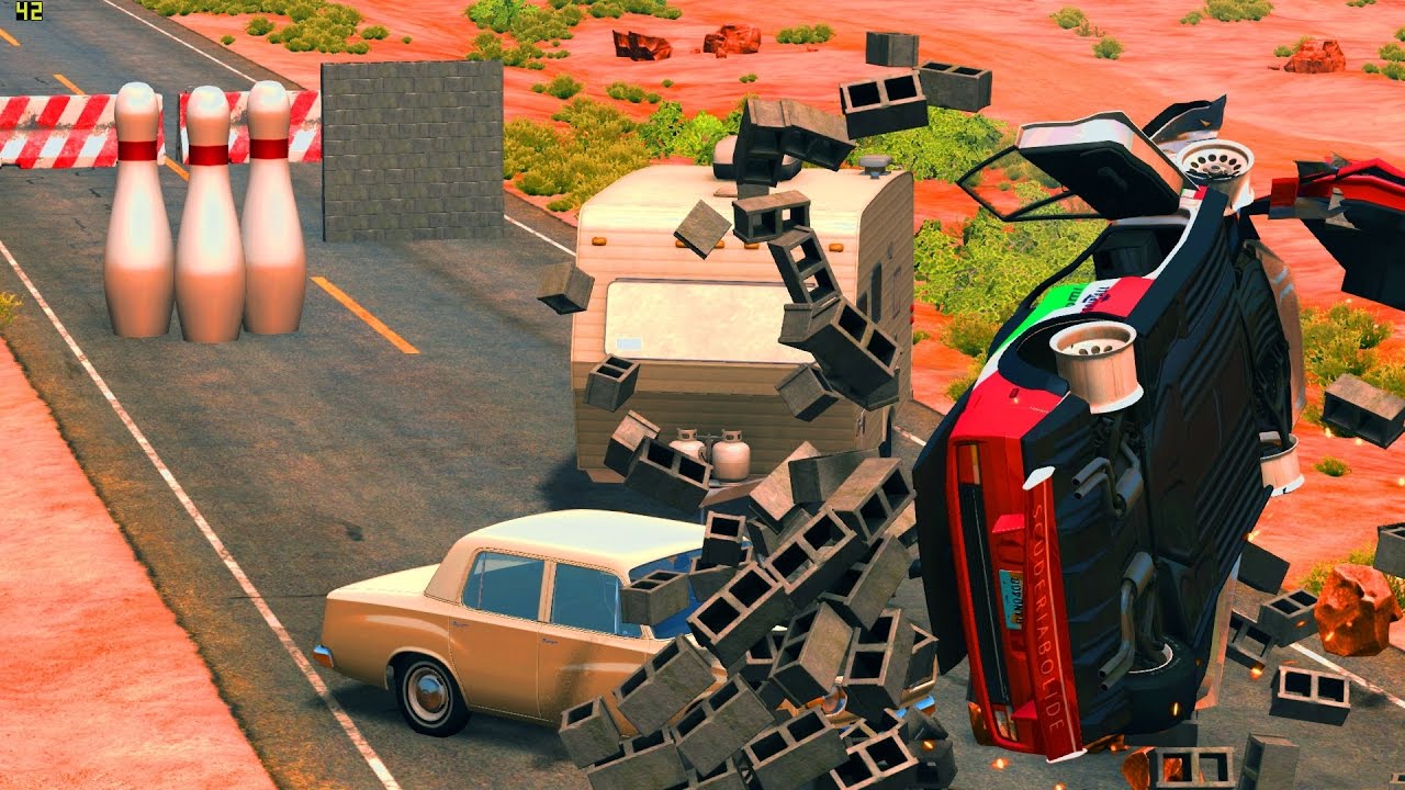 DESTRUCTION COURSE #5 - BeamNG Drive - YouTube