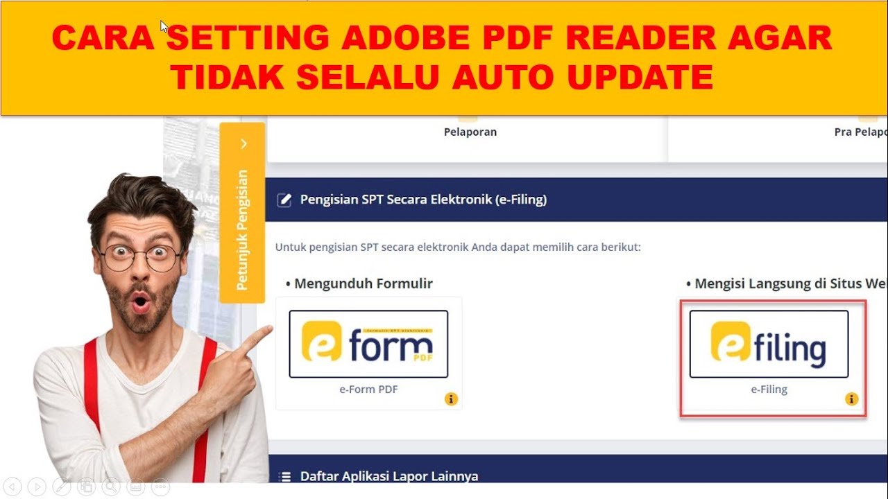 Cara Setting Adobe PDF Reader Agar tidak Autoupdate - YouTube