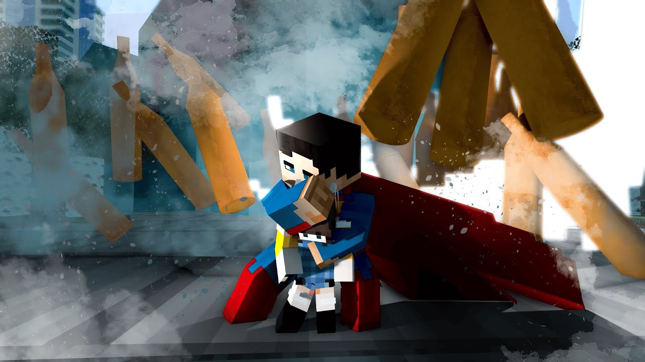 SUPERMAN Teaser but its Minecraft - Sneak Peak - YouTube