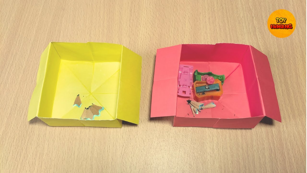 Origami BOX transformer for small items WITHOUT GLUE! Origami BOX ...