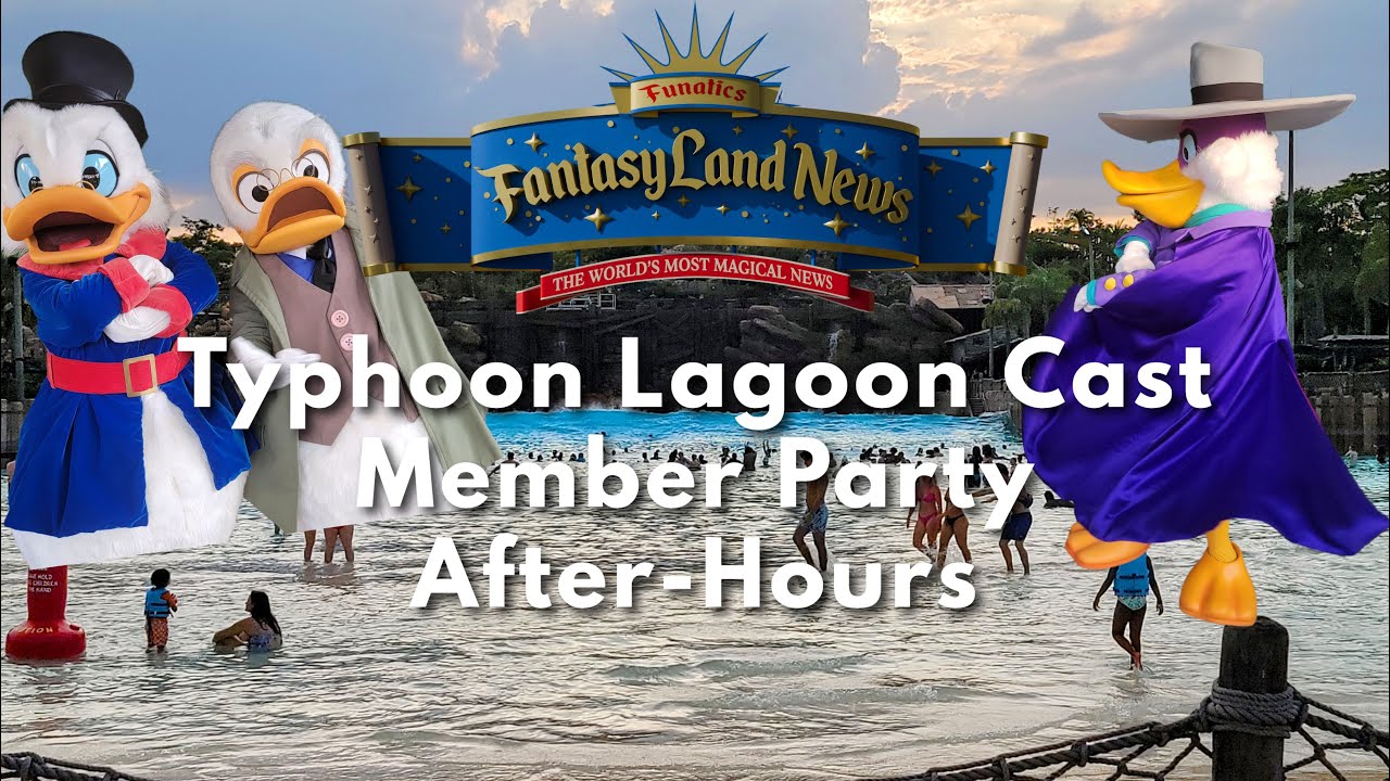 Dive into the After Hours Fun: Typhoon Lagoon Cast Member Party - YouTube