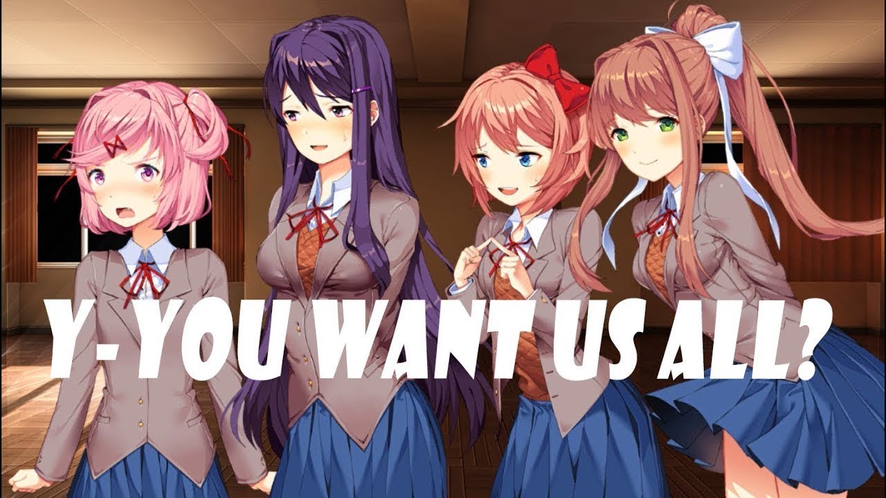 SLEEPING WITH THE DOKIS!!!!! (DDLC OUR REALITY MOD#1) - YouTube