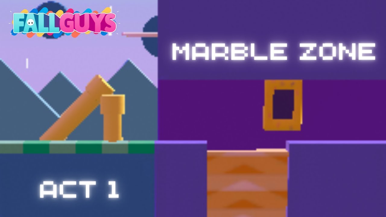 Marble Zone - Act 1 | Fall Guys Creative Map - YouTube