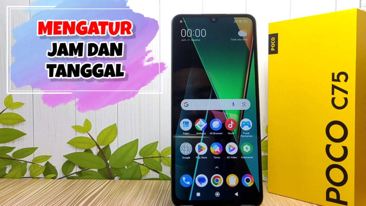 Cara Mengatur Jam Dan Tanggal Di HP Poco C75 - YouTube