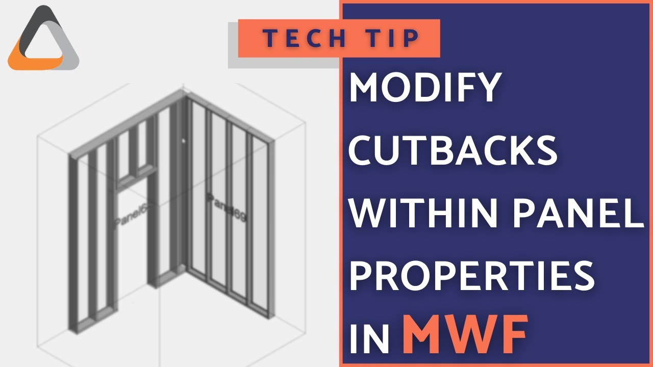How to Modify Cutbacks in Panel Properties - YouTube