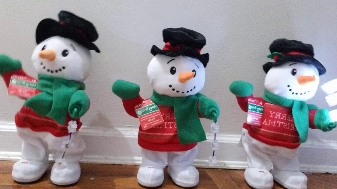 CVS HAUL - Gemmy 2019 Spinning Snowflake Snowman - YouTube