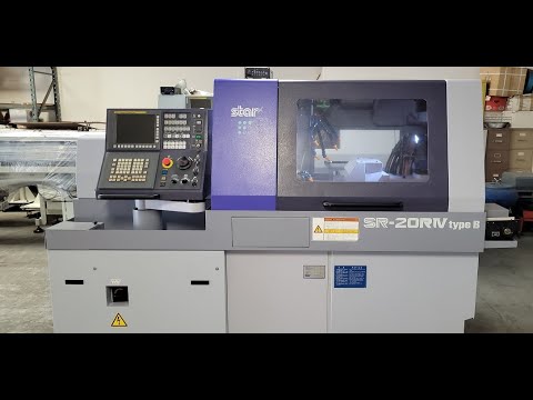 STAR CNC Swiss SR20R-IV Type-B CNC Swiss Lathe - YouTube
