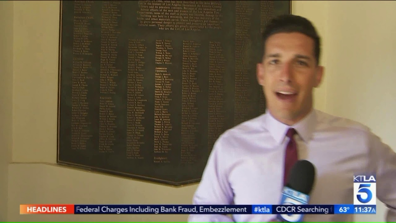 DTLA Central Library Fire Remembered on 33rd Anniversary - YouTube