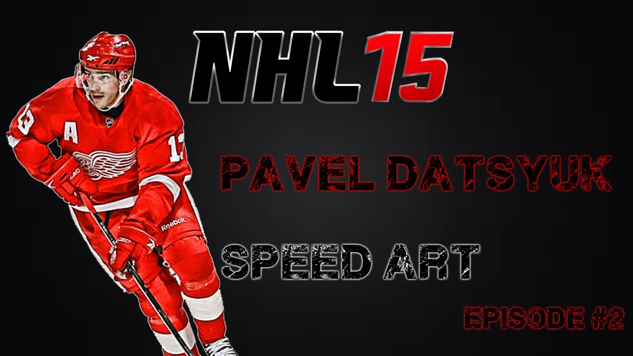 Nhl 15 Custom Cover | Speed Art | Pavel Datsyuk - YouTube