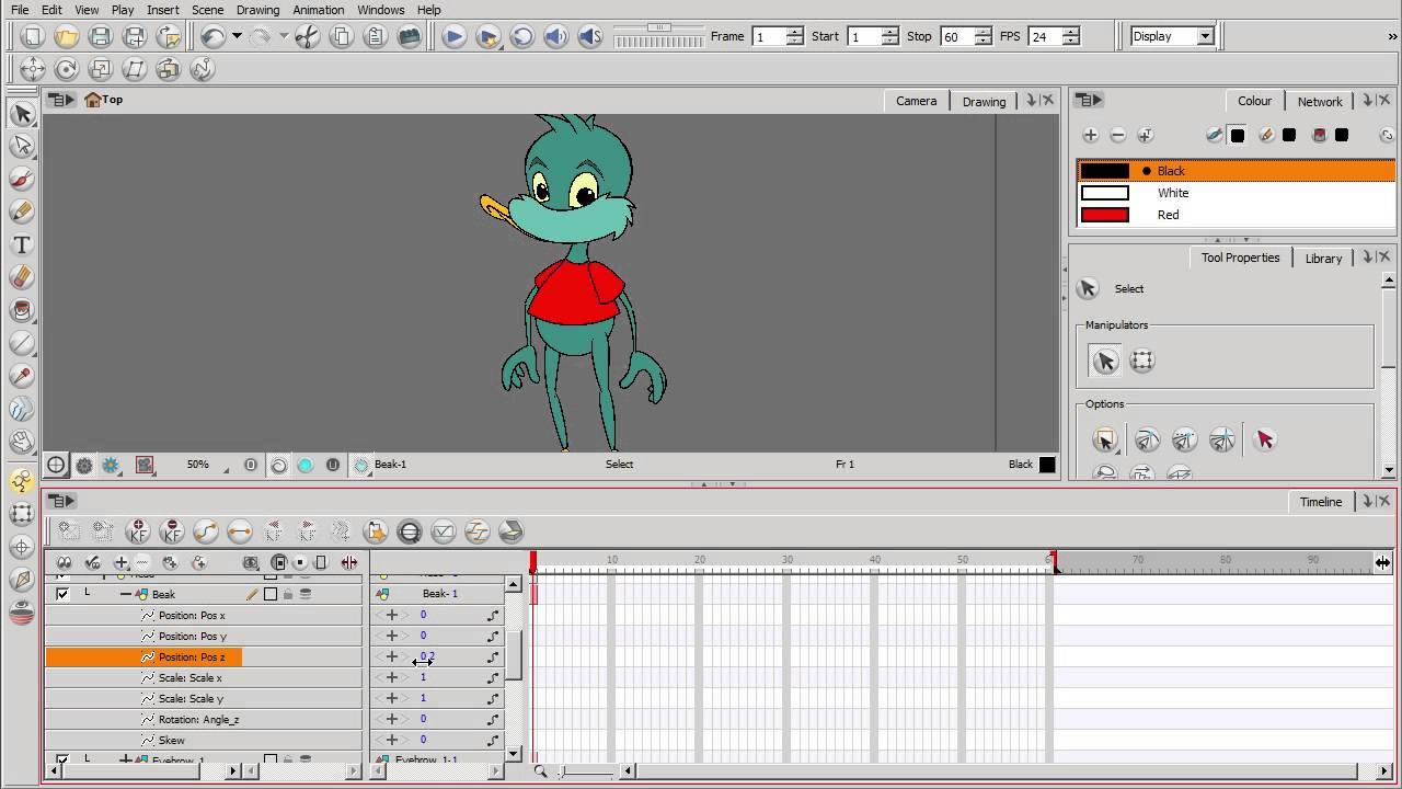 Toon boom Character design 8 Creating hierarchies - YouTube