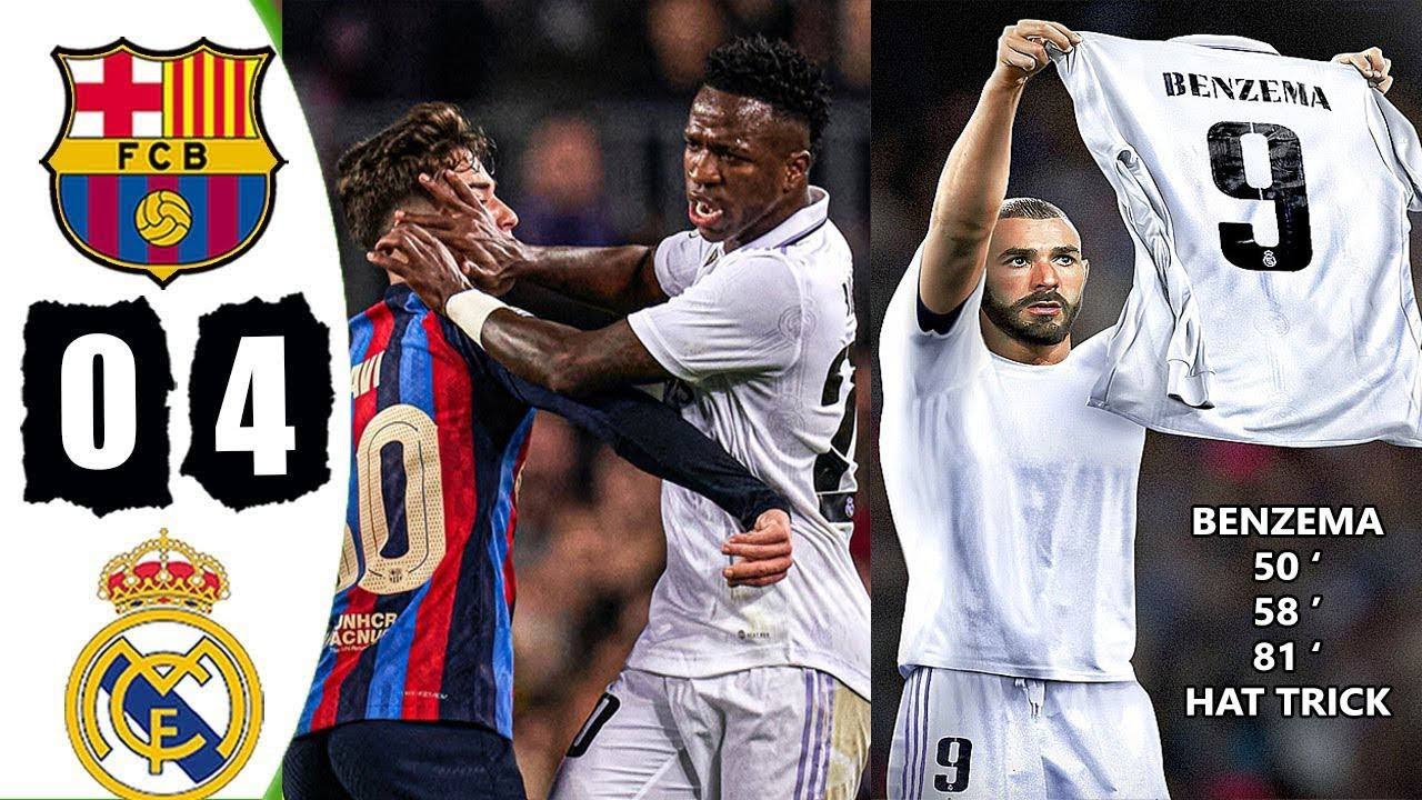 REAL MADRID 4-0 BARCELONA | RAMADAN KARIM BENZEMA IS BEAST!!! - YouTube