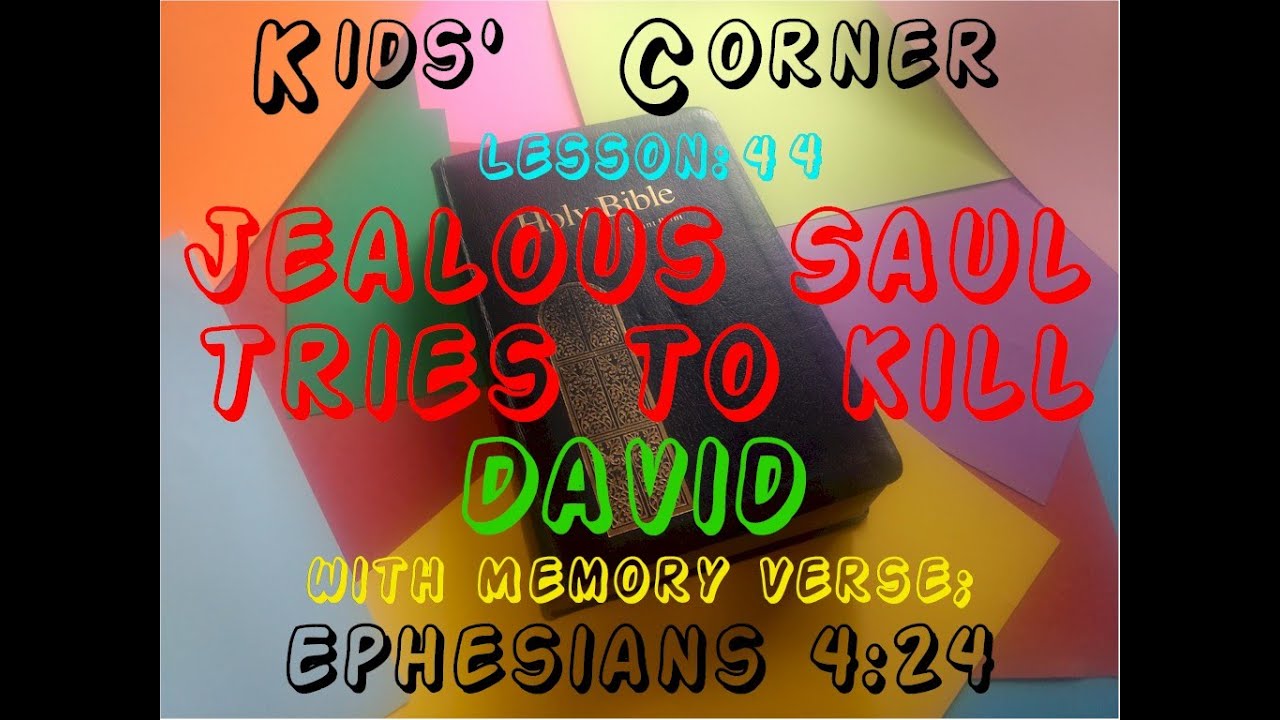 044 Jealous Saul Tries to Kill David - YouTube