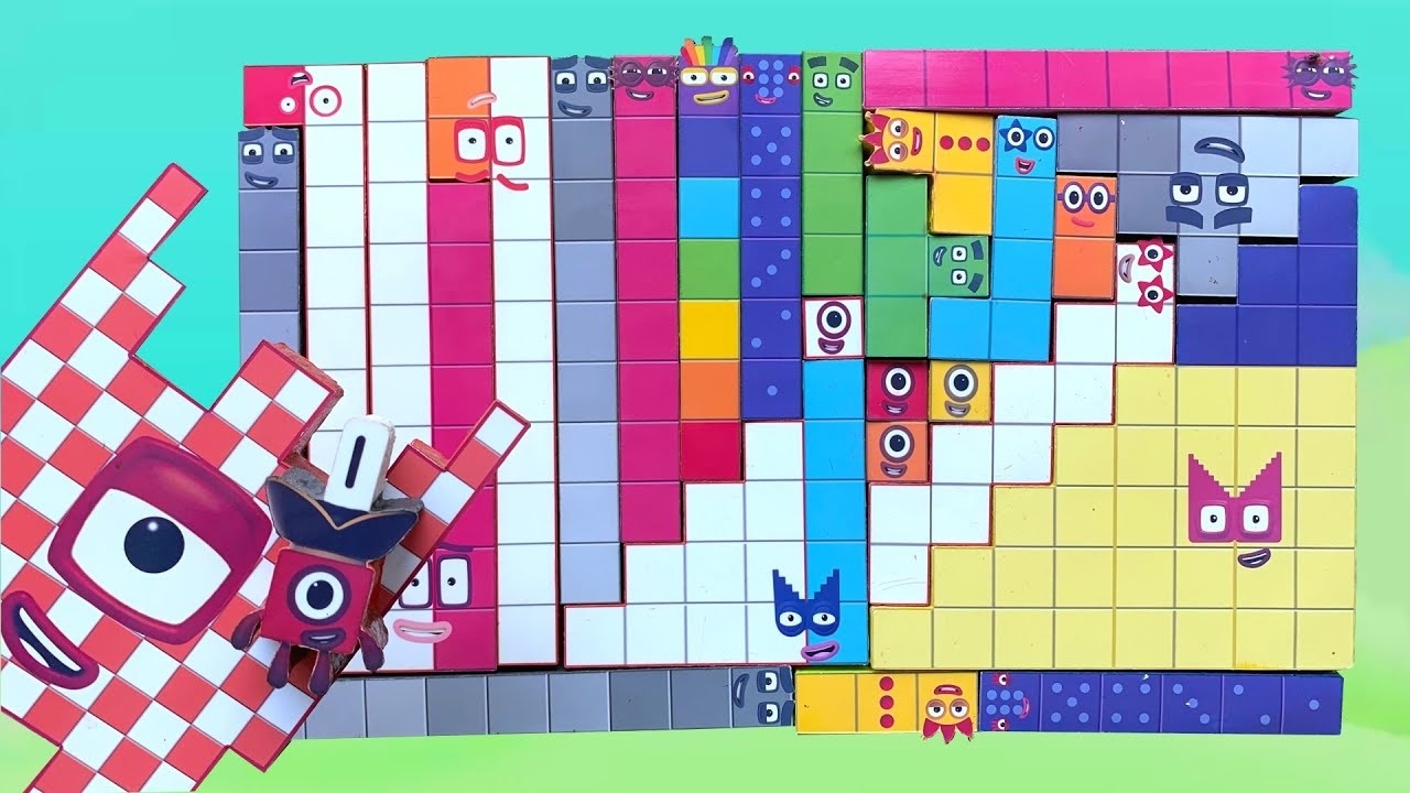 Looking for Numberblocks NEW 101 198 Puzzle Tetris Shape | ASMR ...