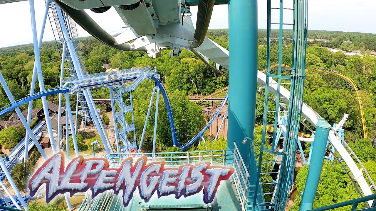 Alpengeist 4K Front Seat POV - Busch Gardens Williamsburg - YouTube