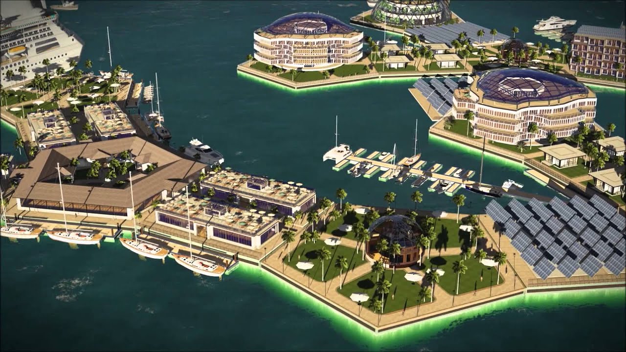 The Floating City Project Plan, The Seasteading Institute - YouTube