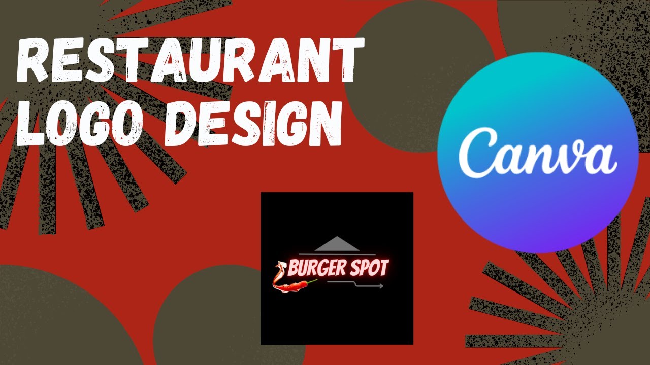 Creating a restaurant logo using canva from scratch | 2023 | - YouTube