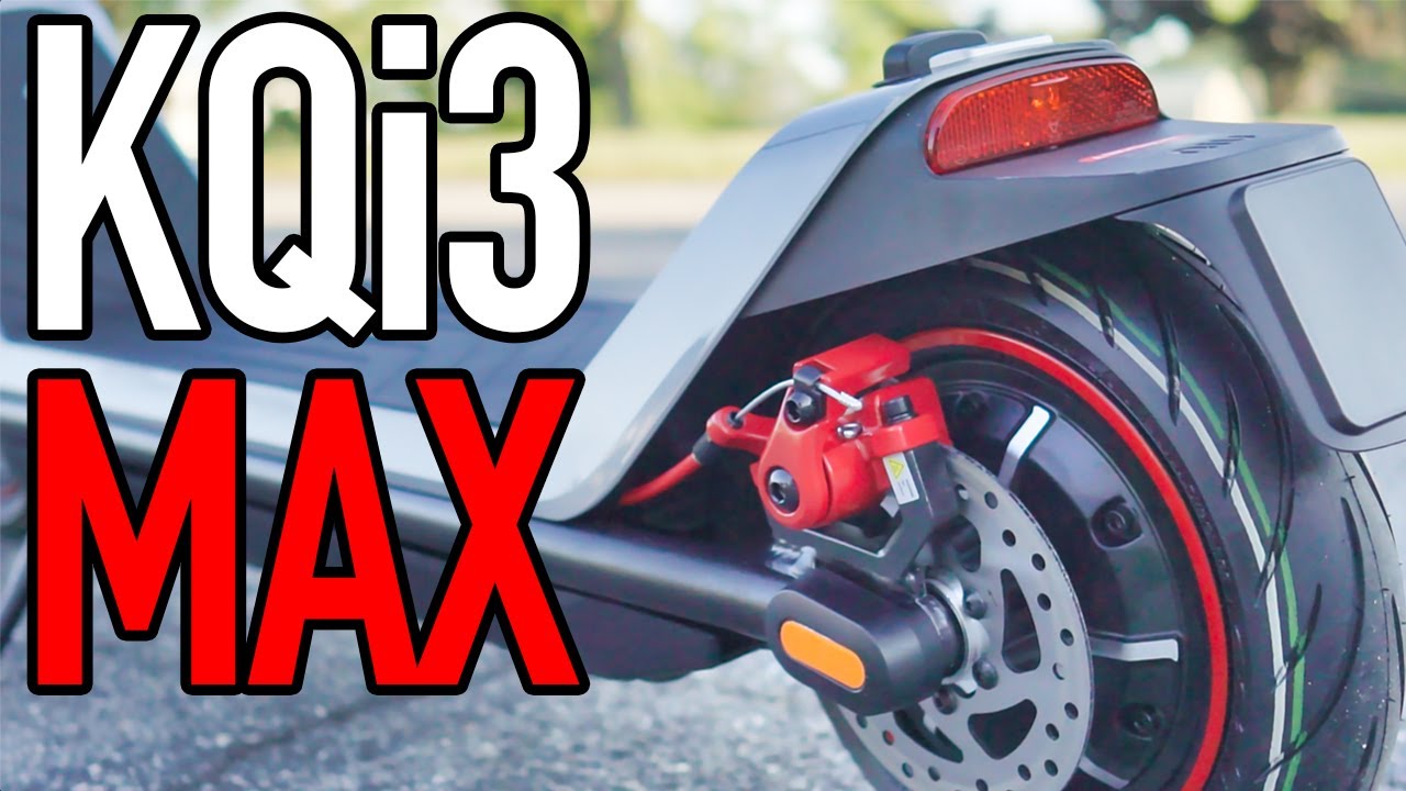 Niu KQi 3 MAX Review - 40 mile range Electric Scooter! - YouTube