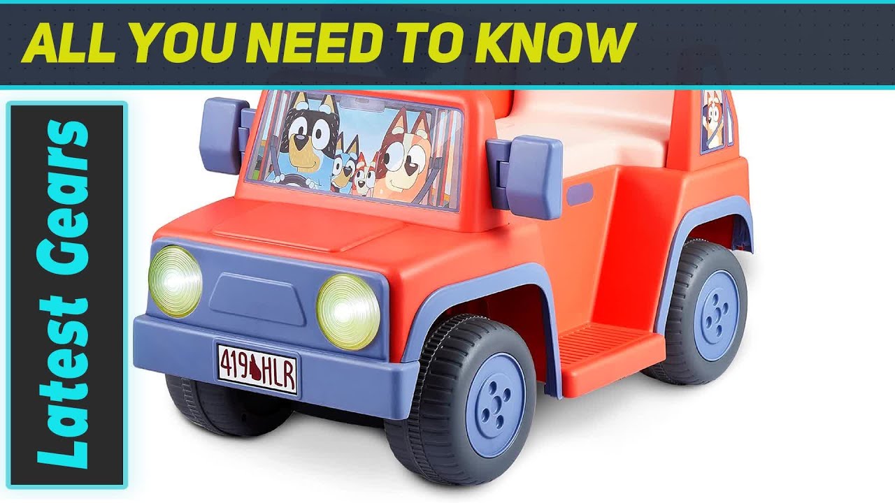 Bluey Ride-On Car: The Ultimate Toddler Toy - YouTube