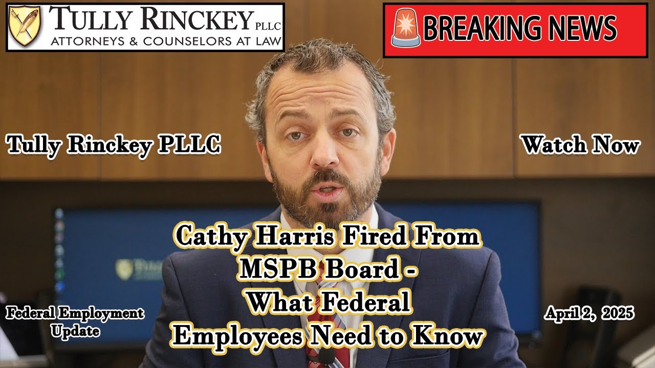 Cathy Harris Fired from MSPB: What Federal Employees Need to Know Now ...