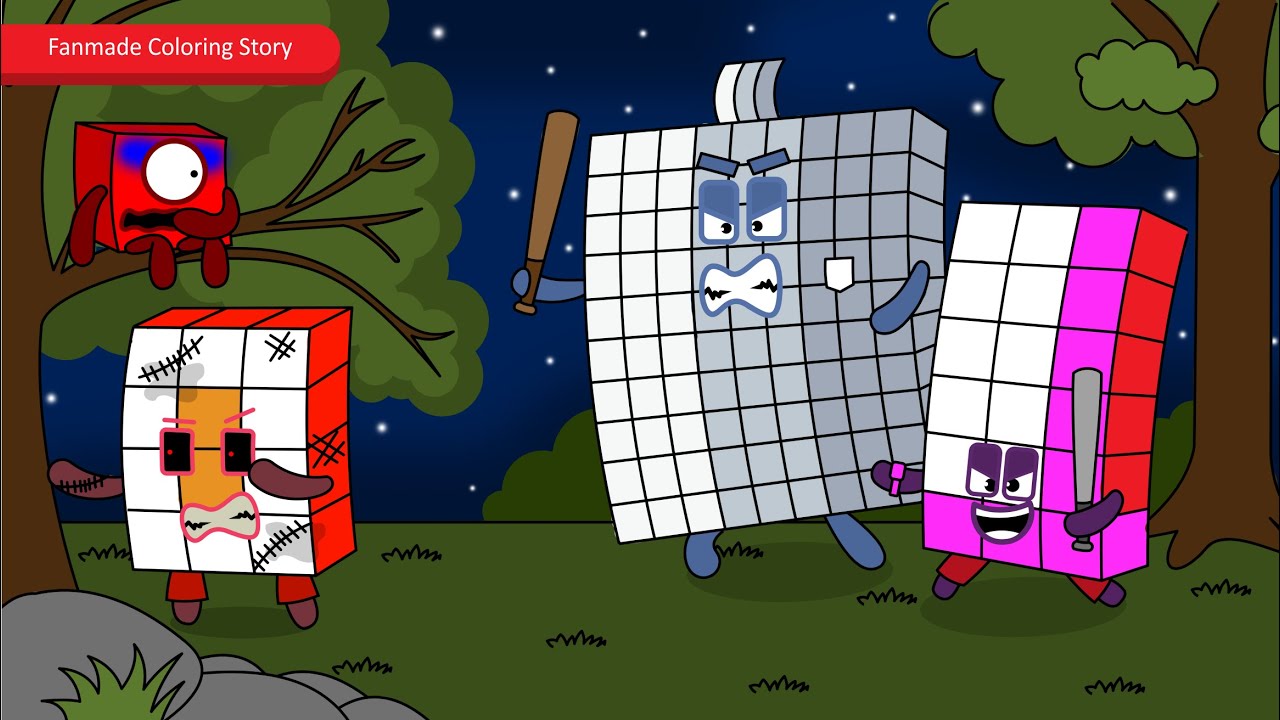 Now It's Your Turn Living Corpse!! | Numberblocks Fanmade Coloring ...