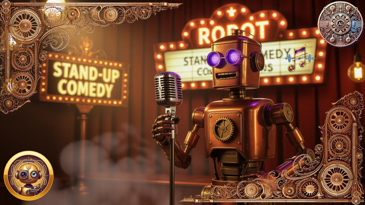 Robot Stand-Up Comedy | AI Intern TOGS Takes the Stage - YouTube