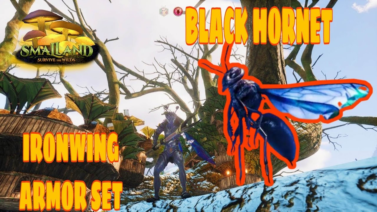 HOW TO KILL THE BLACK HORNET - IRONWING ARMOR SET - SMALLAND: SURVIVE ...