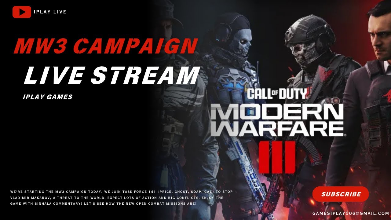 අද Call of Duty MW3 Campaign ගැම්මට ගහමු! 🔥 Task Force 141 එකට අපිත් ...