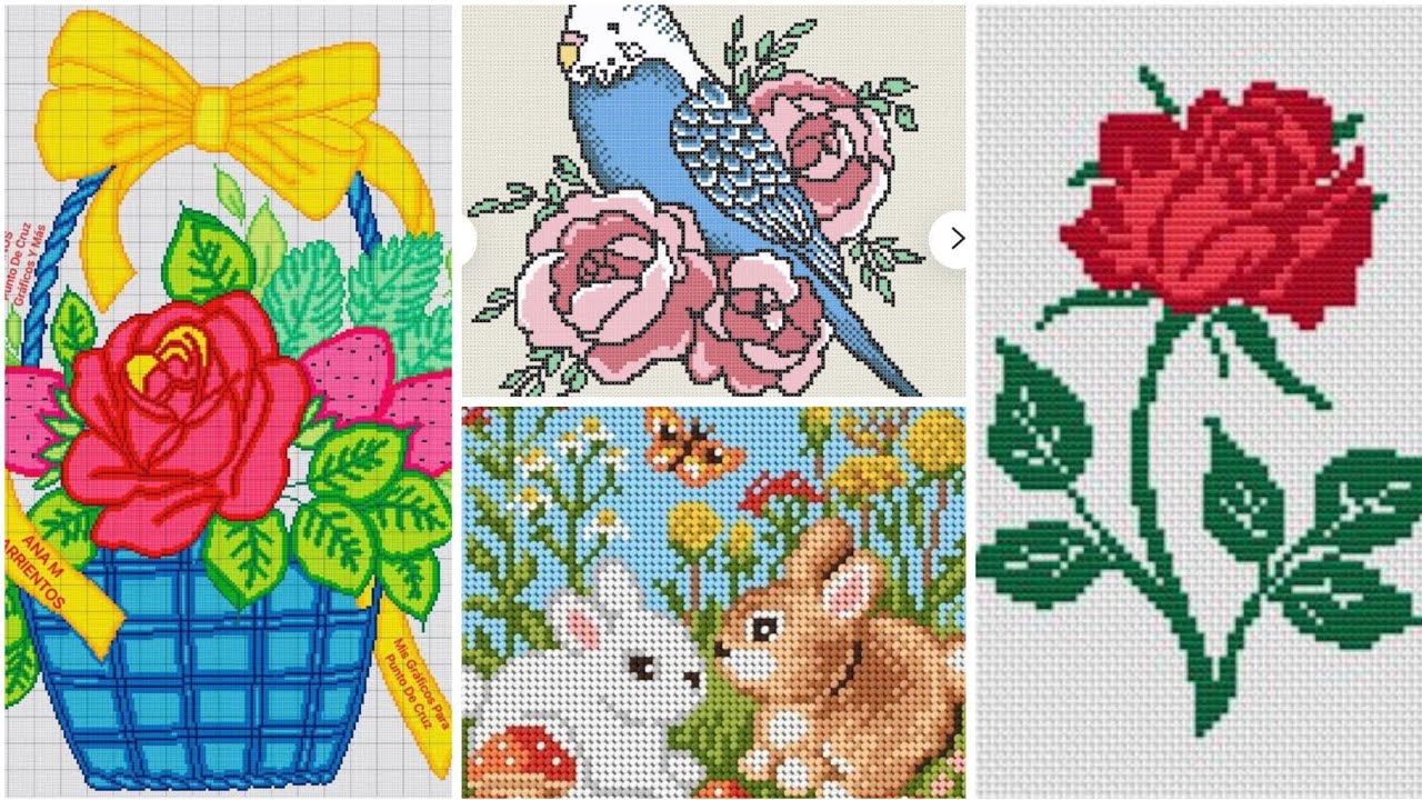 #1 Most Beautiful and Unique New Cross Stitch Patterns For Everything # ...