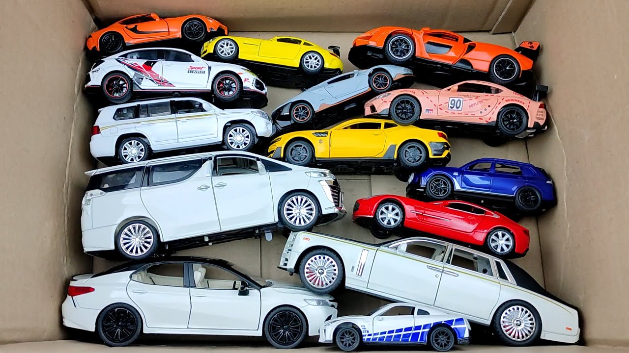 Box Full Of Model Cars - Vellfire, Rolls Royce, McLaren Senna, BMW X7 ...