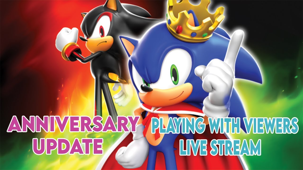 Live | Sonic Speed Simulator ANNIVERSARY Update | Playing With Viewers ...
