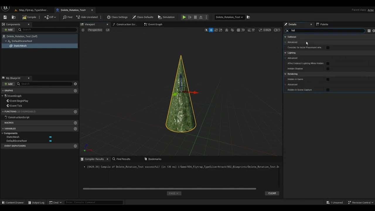 Unreal Engine Rendering Hidden in Game How to hide actors - YouTube