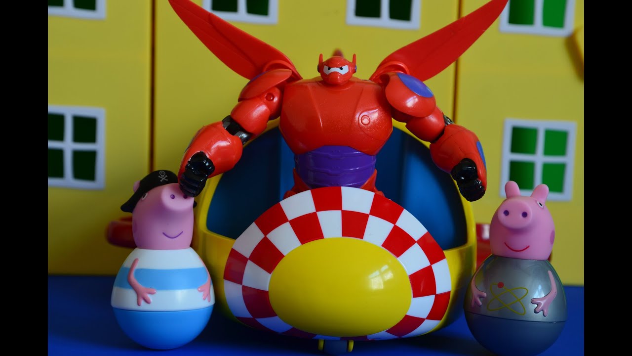 Peppa pig episode Spaceship Disney Baymax big hero 6 George pig Short ...