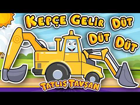Kepçe Gelir Düt Düt Düt · Eğlenceli Çocuk Şarkısı · Tatlış Tavşan