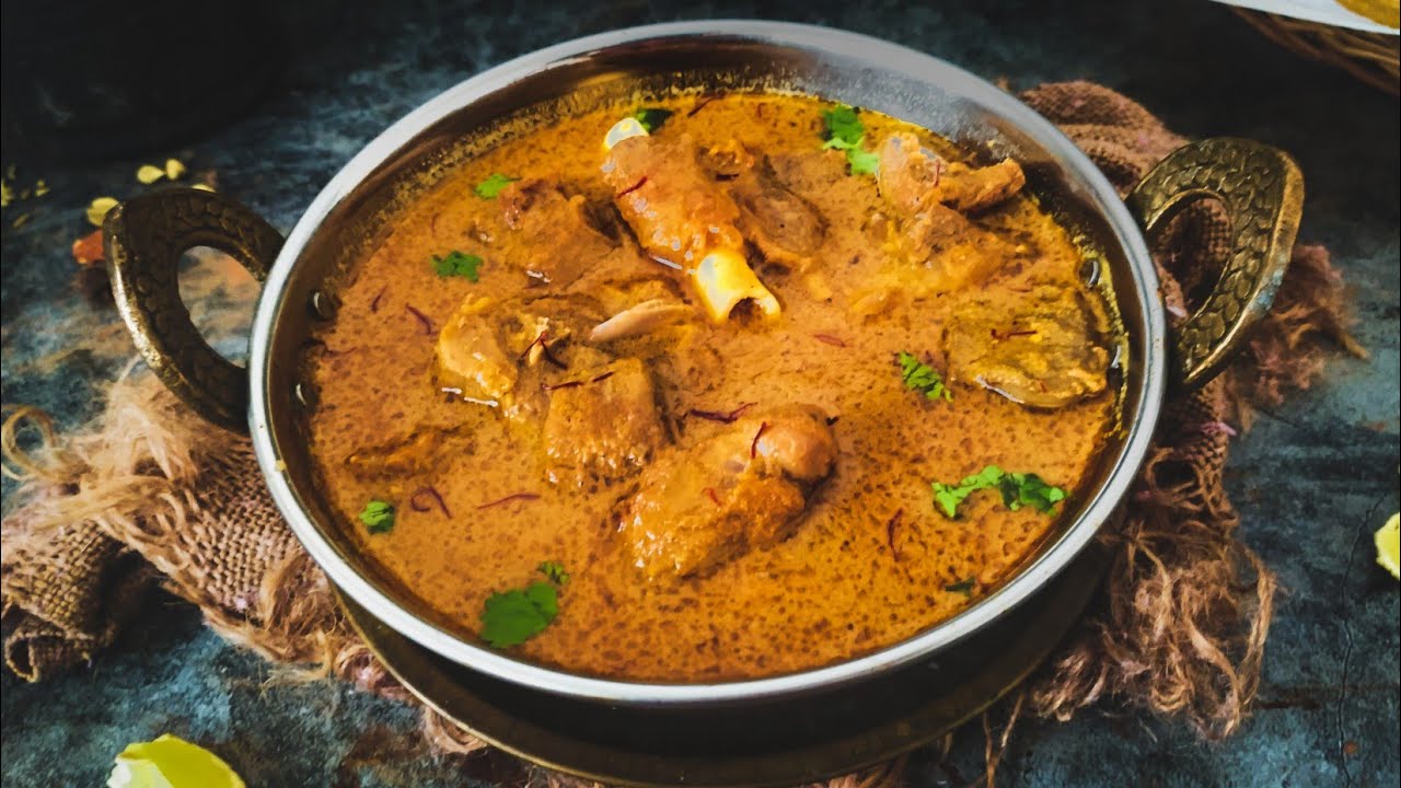 Awadhi Mutton (Lamb) Korma - YouTube
