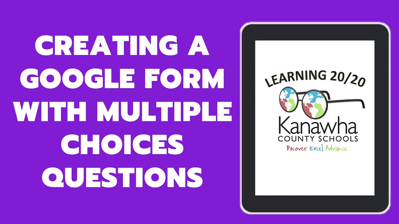 Creating a Google Form with Multiple Choice Questions - YouTube