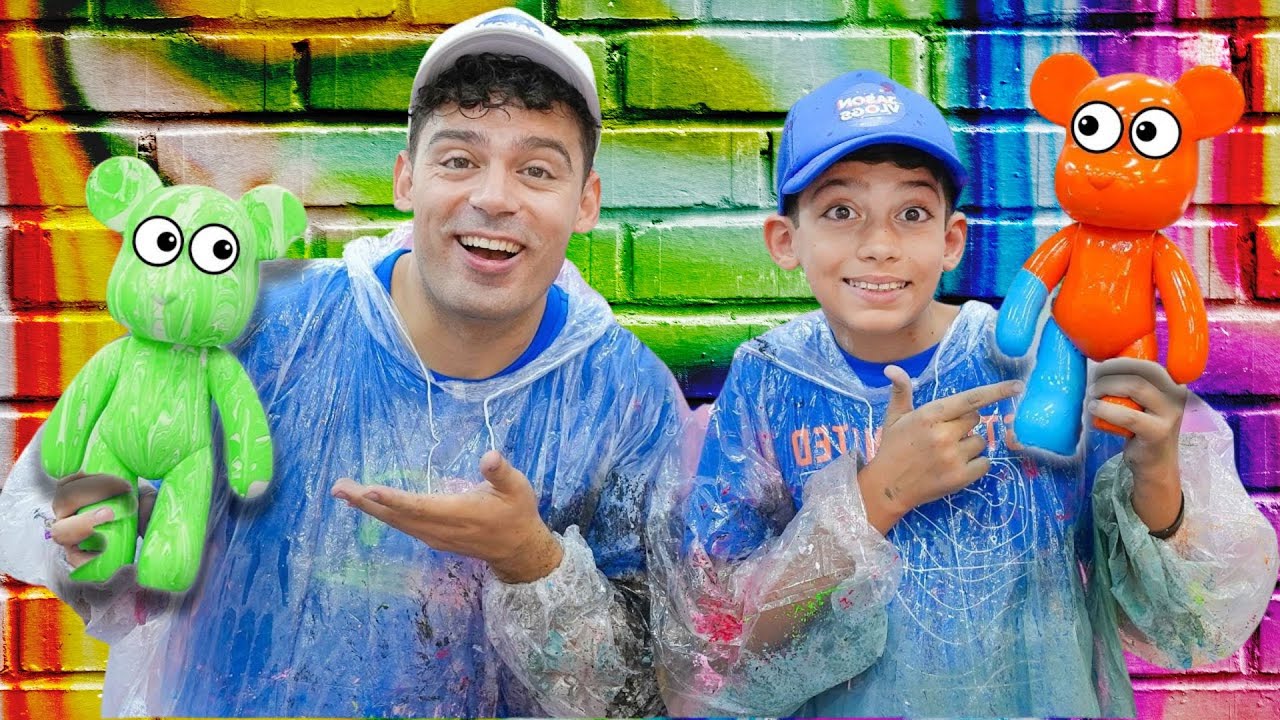 Jason Bermain dan Berkreasi di Studio Lukis 🎨 Vlog di Studio Seni - YouTube