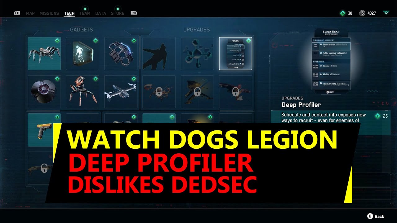 Watch Dogs Legion Deep Profiler - How to Recruit NPC's Who Dislike ...