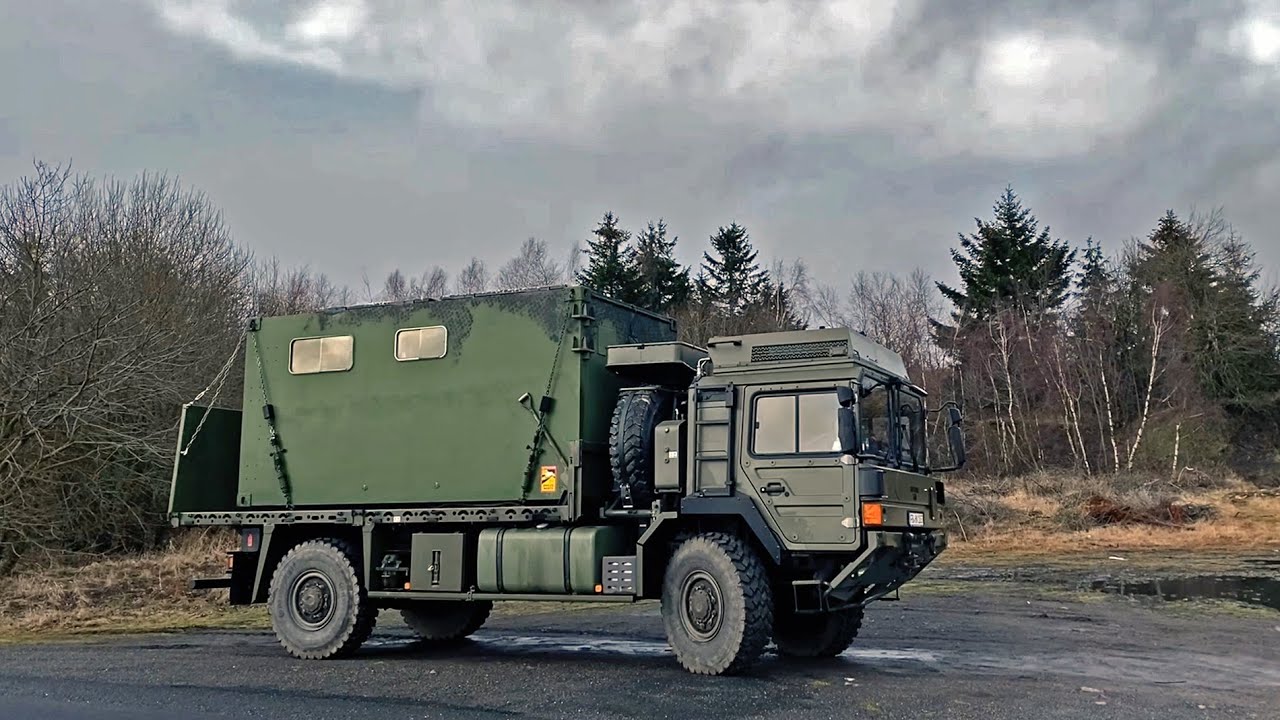 Im MAN HX60 EXMO durch die Zone, im Winter - YouTube