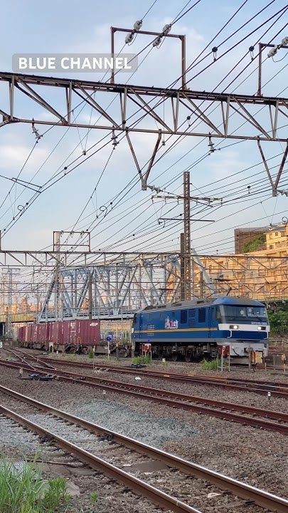 (貨物列車) 2024/05/24 3070レ EF210-362 + コキ20B (新居浜〜東京タ) #Shorts - YouTube