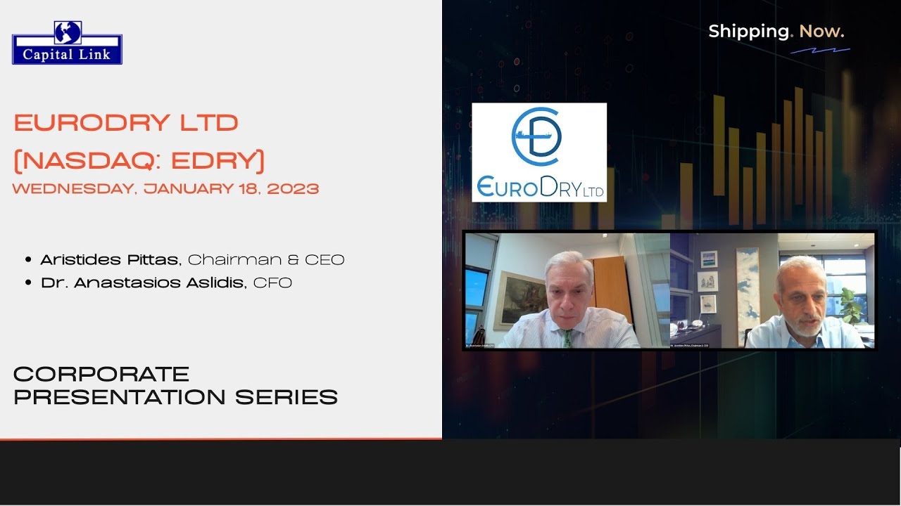 Eurodry Ltd. (EDRY) & Dry Bulk Update & Outlook - Capital Link ...