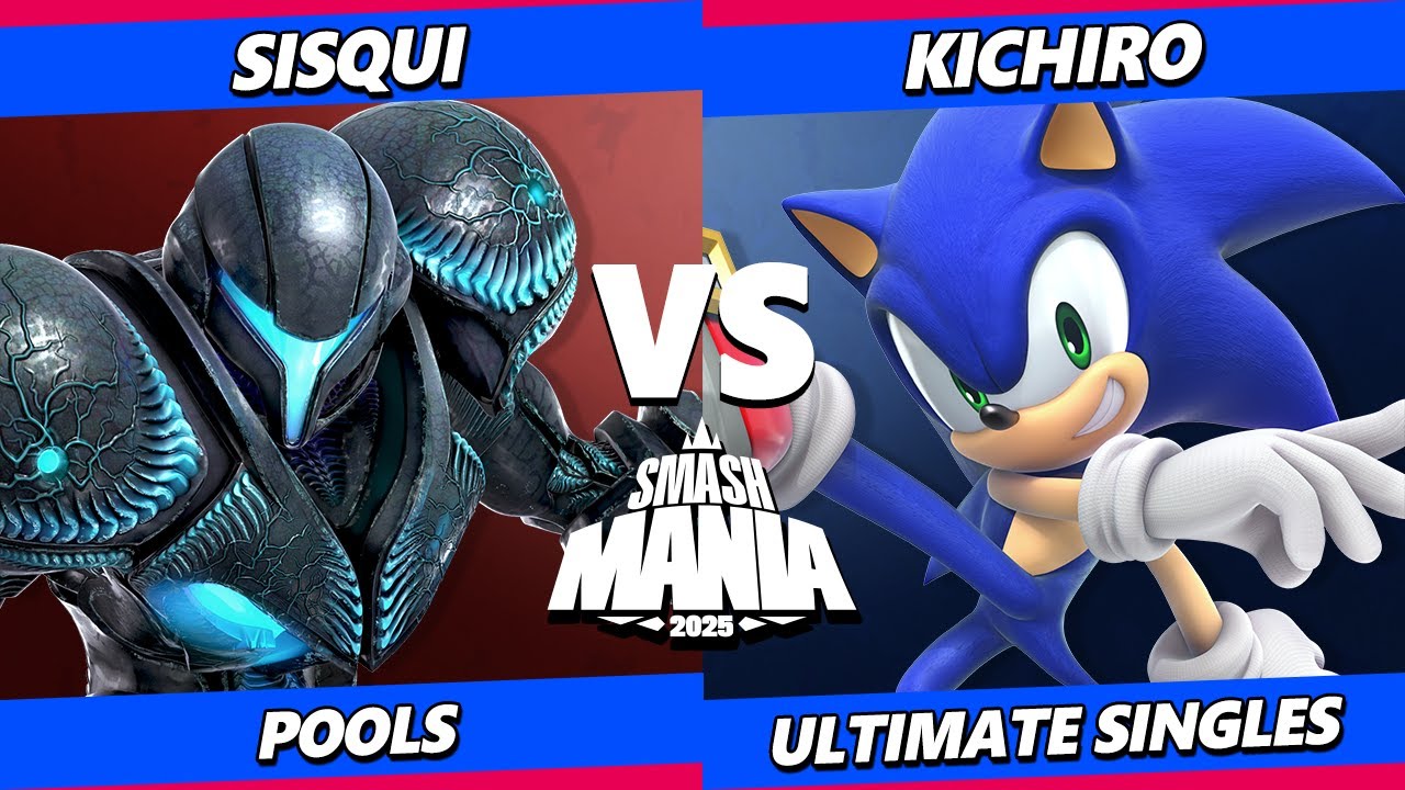 SmashMania 2025 - Sisqui (Dark Samus) Vs. Kichiro (Sonic) Smash ...